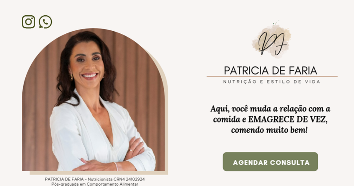Patricia de Faria - Nutrição e Estilo de Vida